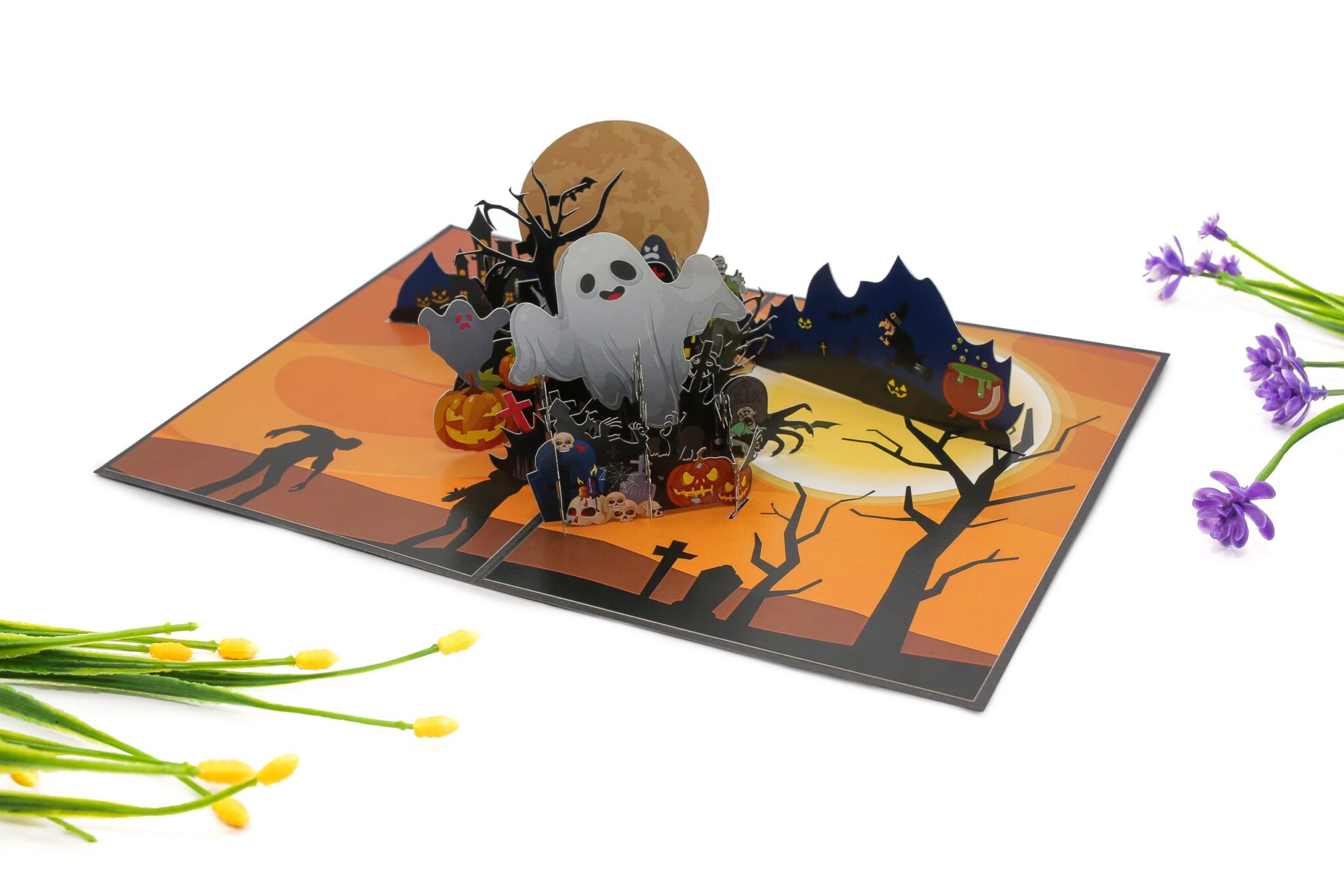 Spooky Halloween Pop Up Card - Kiricard