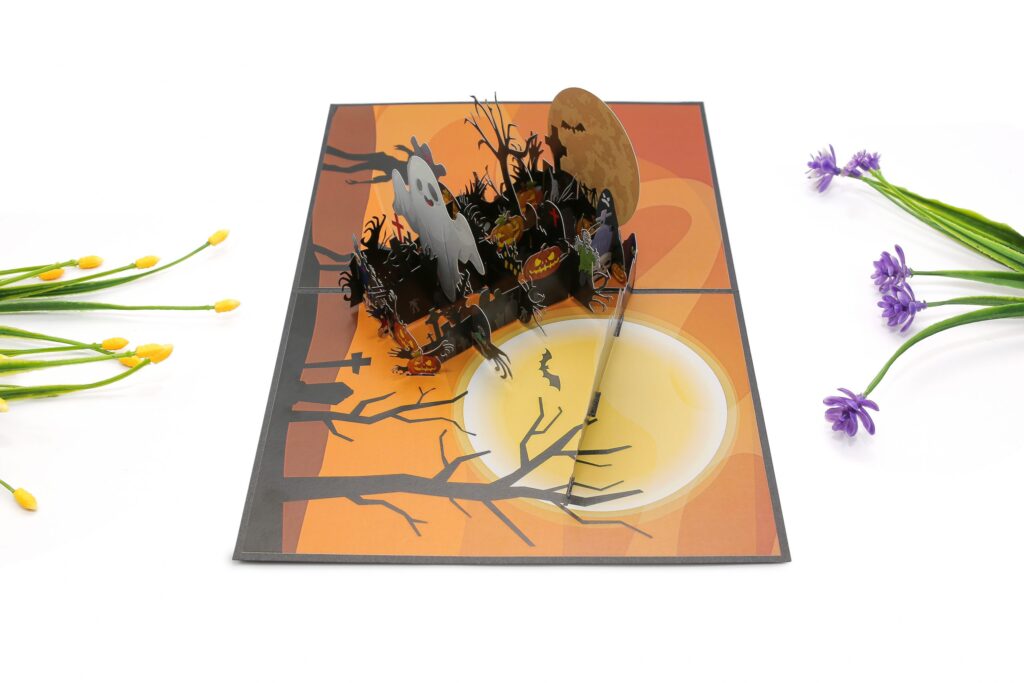 Spooky Halloween Pop Up Card - Kiricard