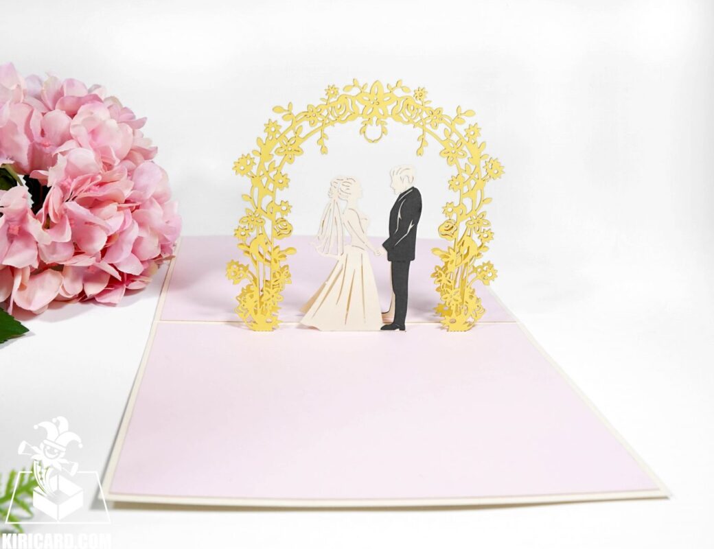 Wedding Day 1 Pop Up Card - Kiricard