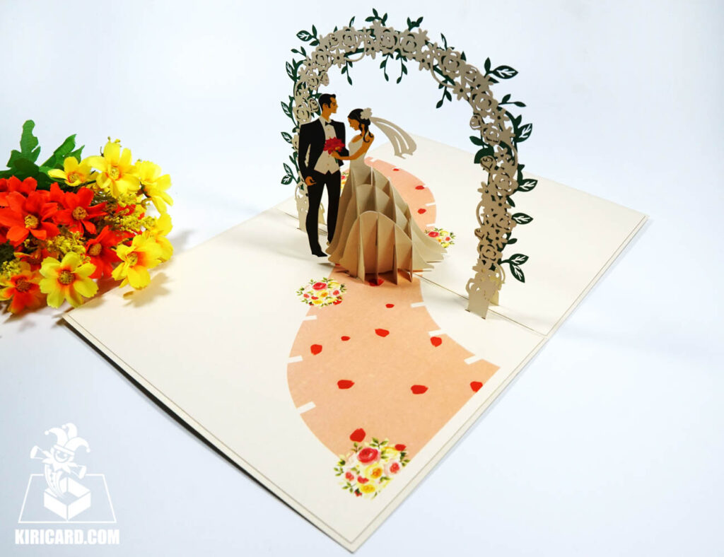Wedding Day 9 Pop Up Card - Kiricard