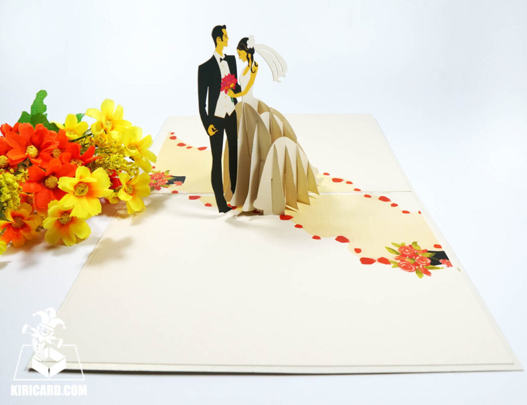 Wedding Day 7 Pop Up Card - Kiricard