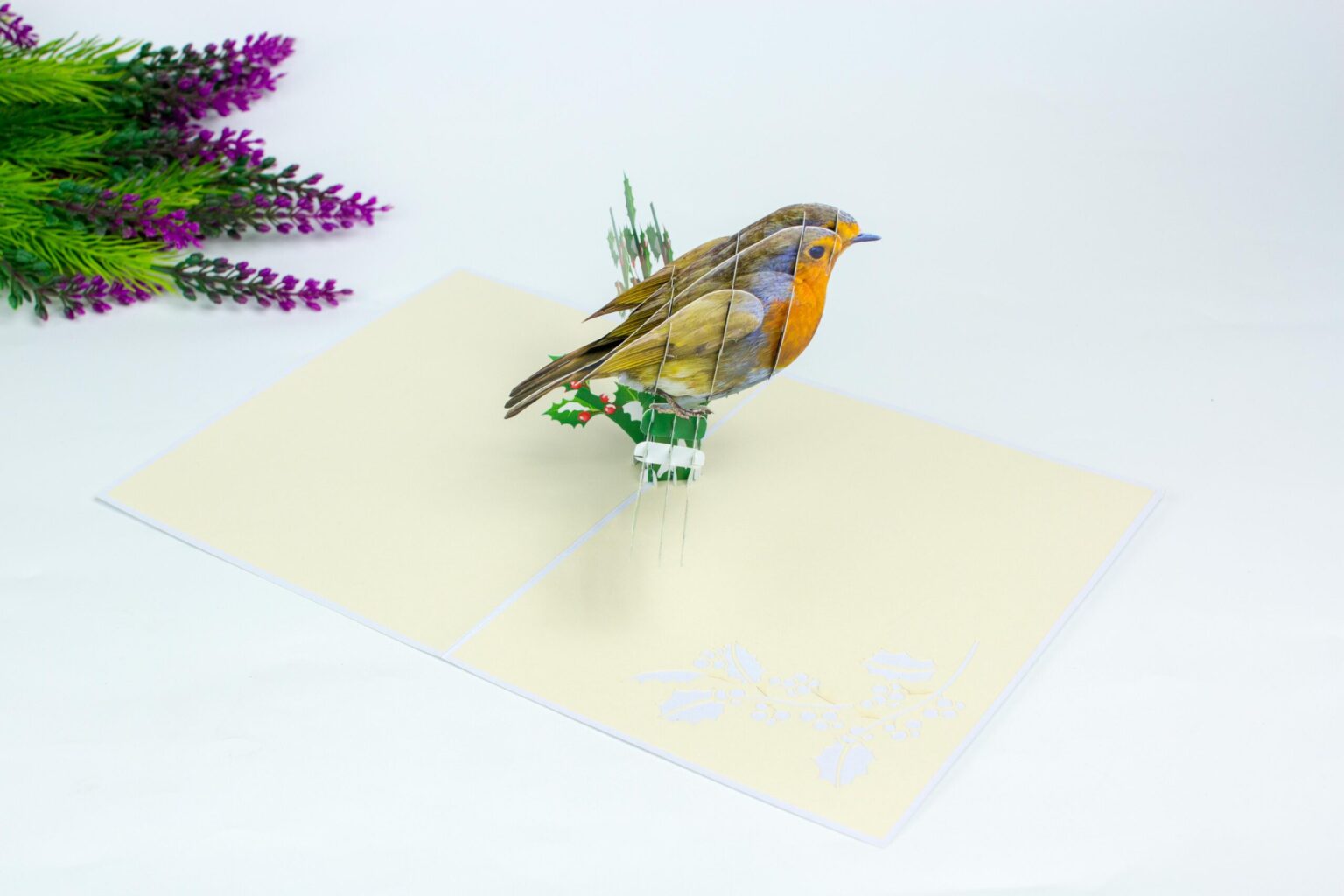 Robin Pop Up Card - Kiricard