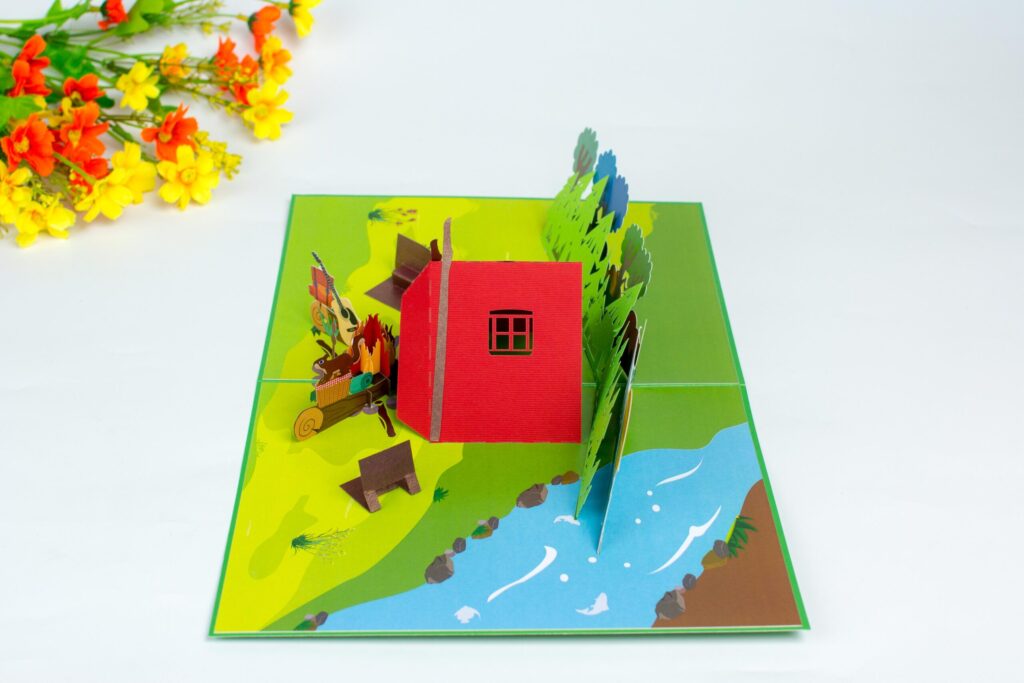 Camping Pop Up Card - Kiricard
