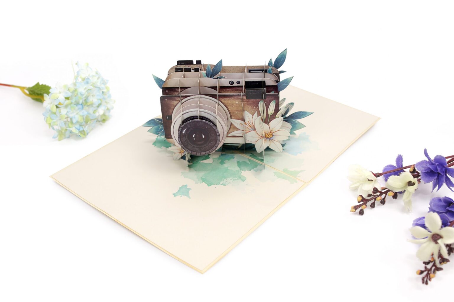 Vintage Camera Pop Up Card - Kiricard