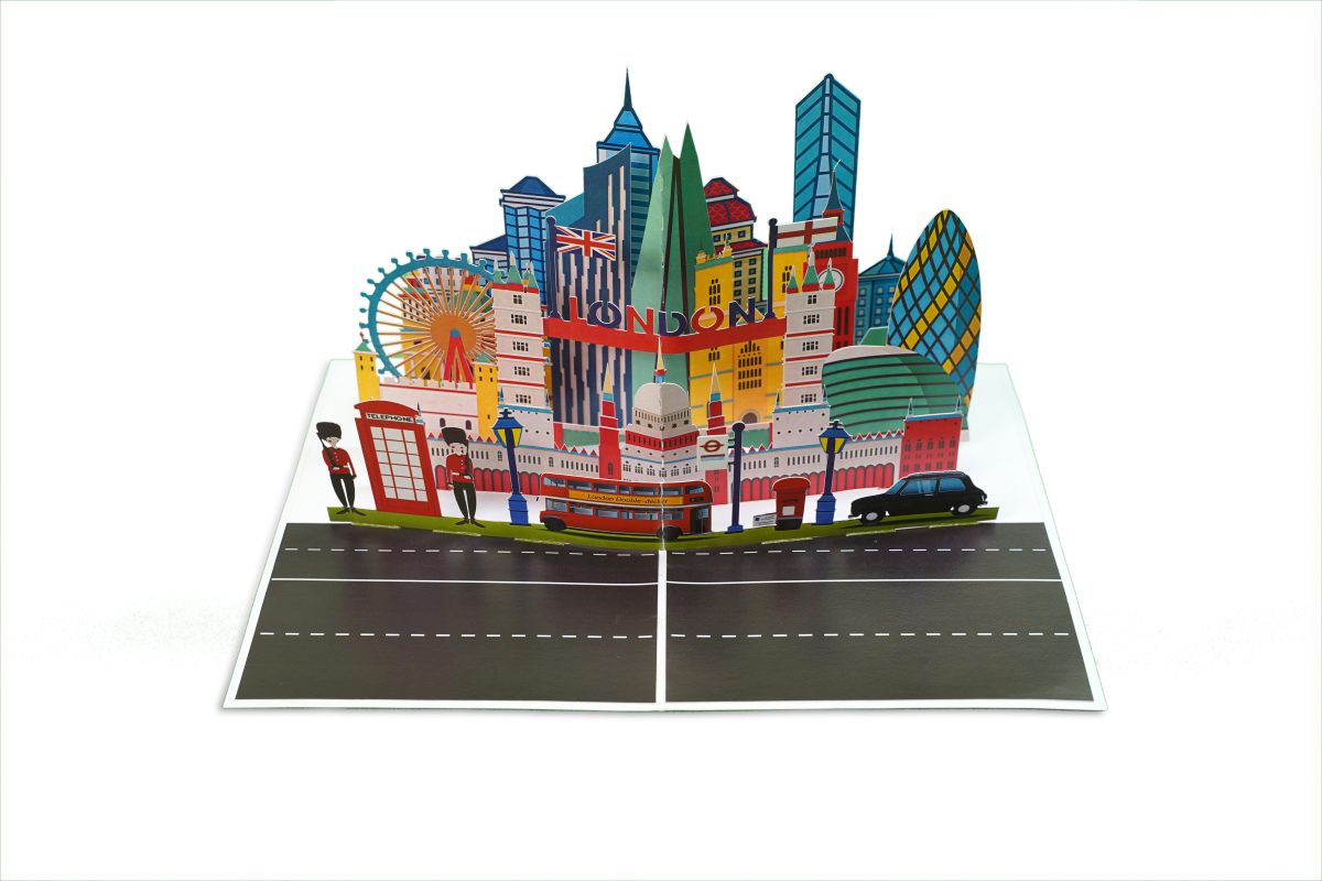 London Pop-Up Card - Kiricard