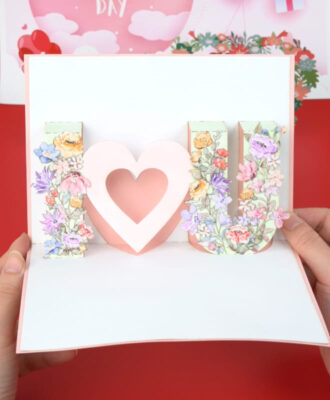 I Love You Pop Up Card Template | Free Download - Kiricard